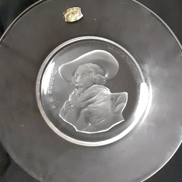 PP Rubens Belgium | Art | P P Rubens 968 Crystal Plate Signed Val St ...